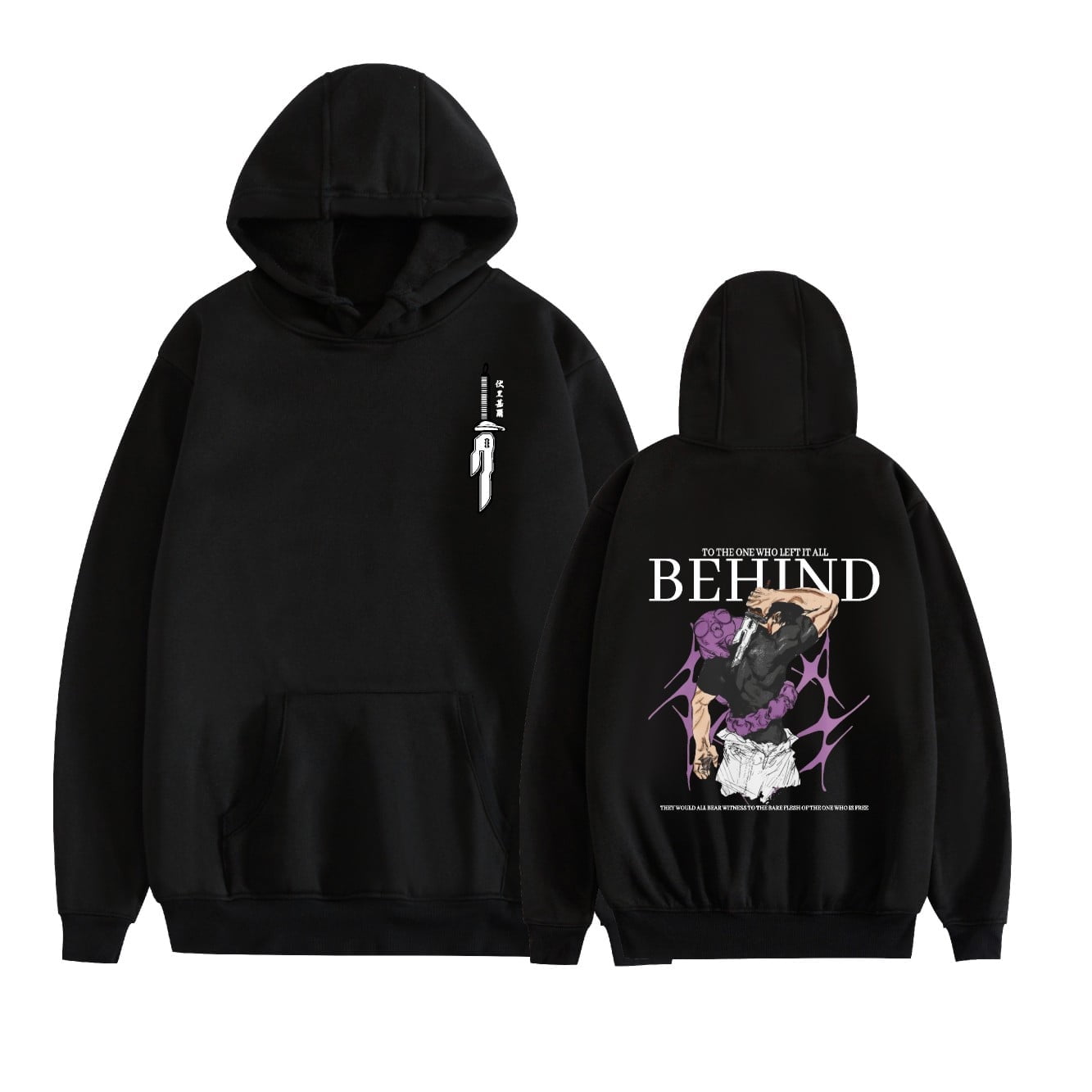 YUNQI Jujutsu Kaisen Fushiguro Toji Novel Comfort Hoodie Classic ...