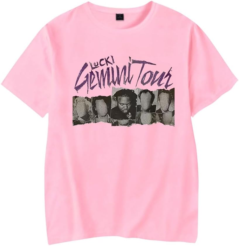 YUNQI Lucki Gemini Tour T-Shirt Merch for Women/Men Summer Short Sleeve ...
