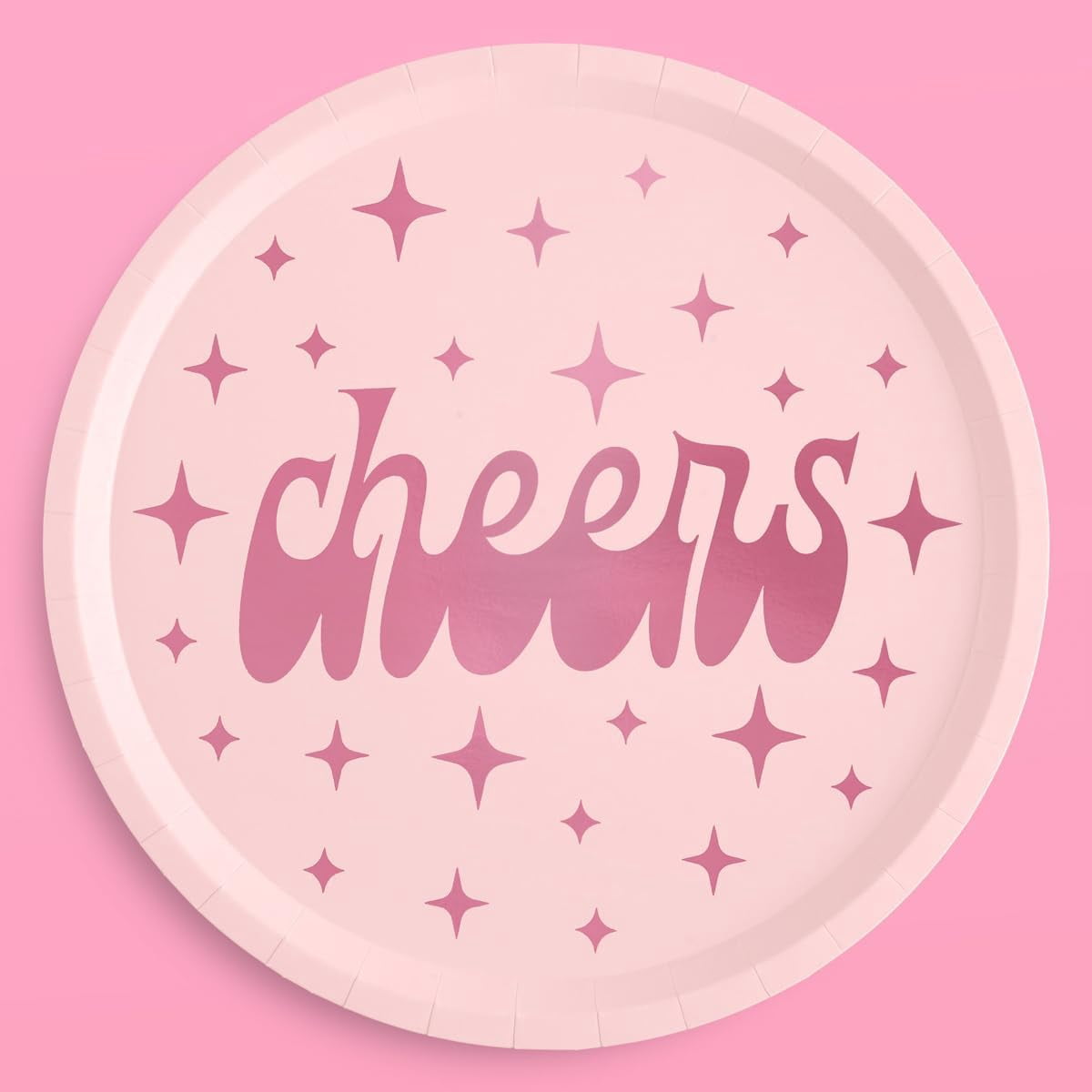 YUNSUNCE Cheers Plates - 25 pcs | Bachelorette Party Decorations ...