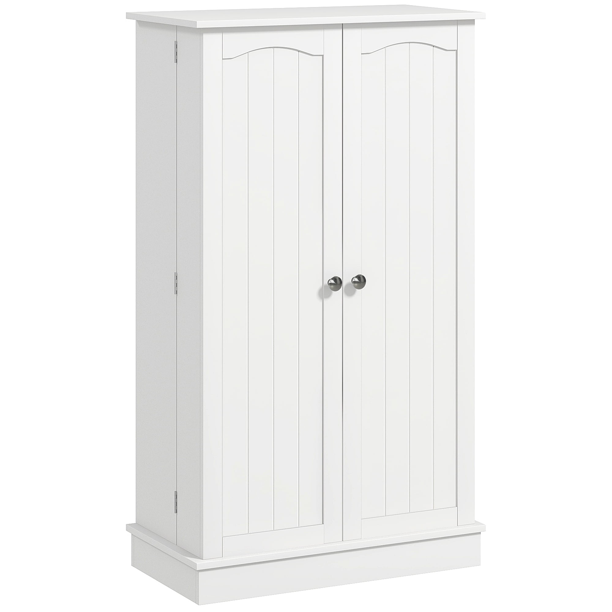 YUNTIE 41" Kitchen Pantry Storage Cabinet, Freestanding Kitchen Cabinet ...