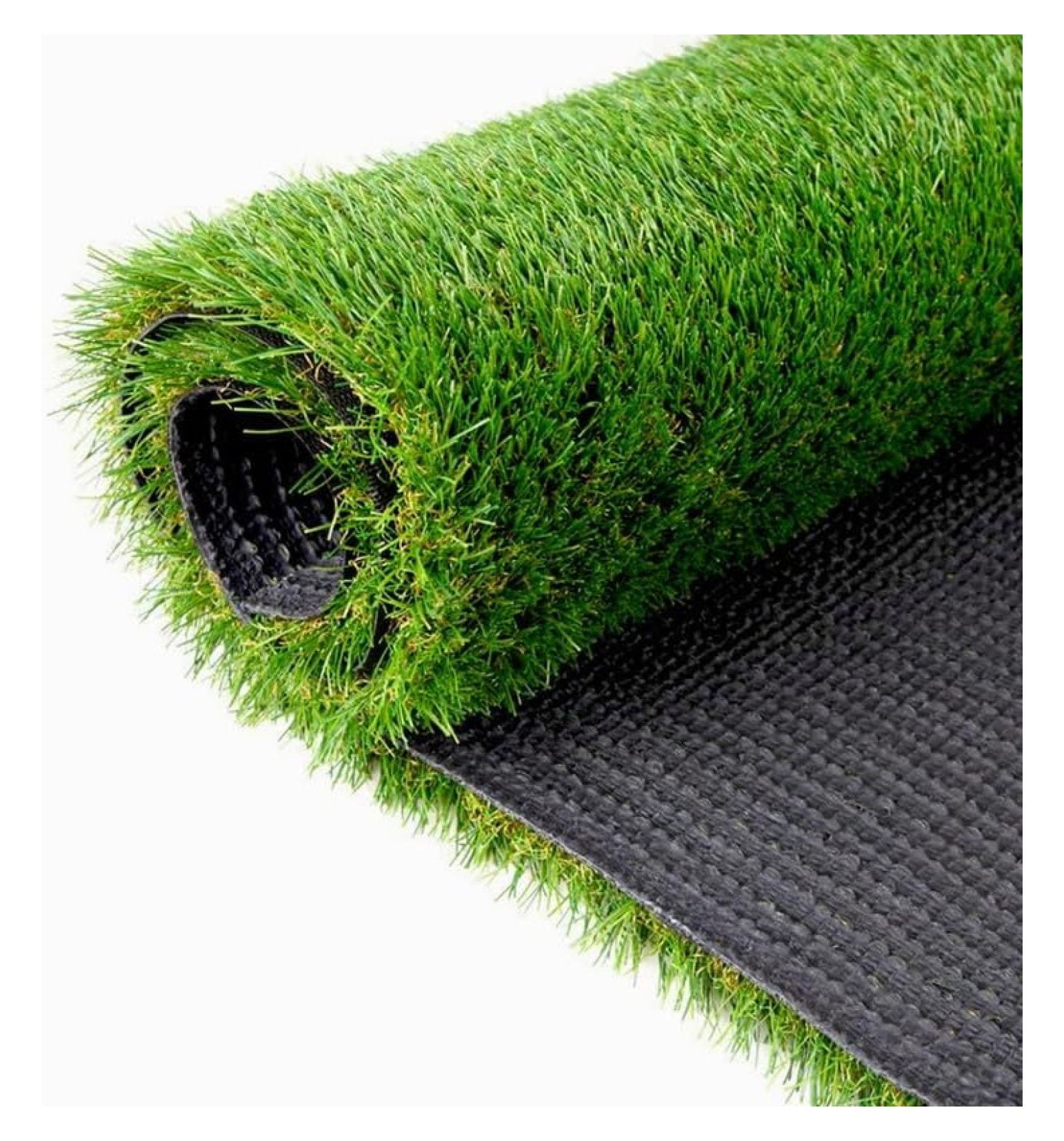 Yuntie Artificial Grass Rug 1ftx11ft Fake Grass Indoor Outdoor 138 Pile Height Realistic
