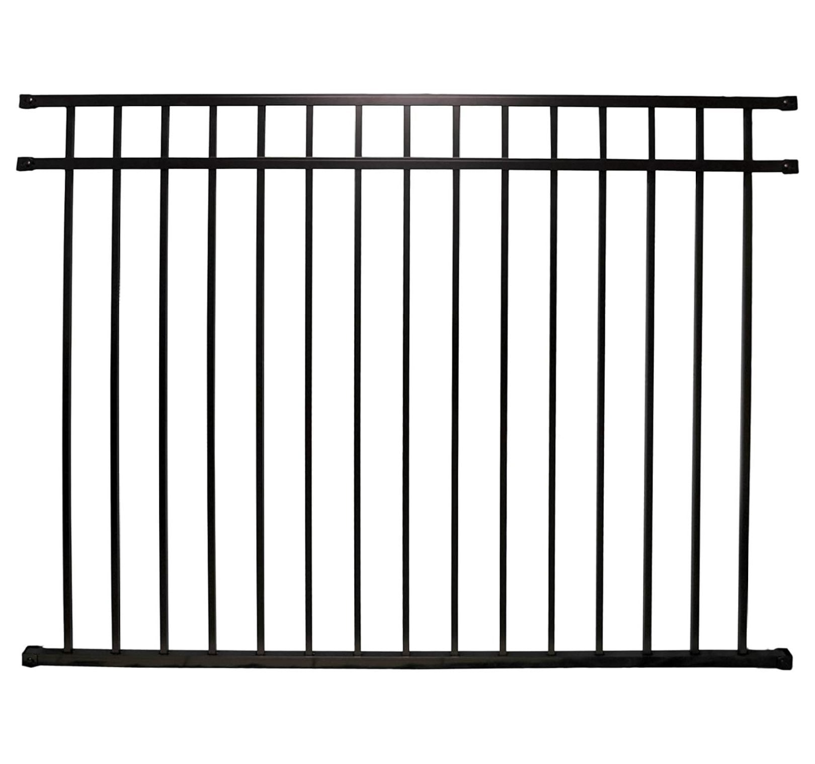 YUNTIE Cypress Aluminum Fence Kit – DIY Kit for Backyard and Garden ...