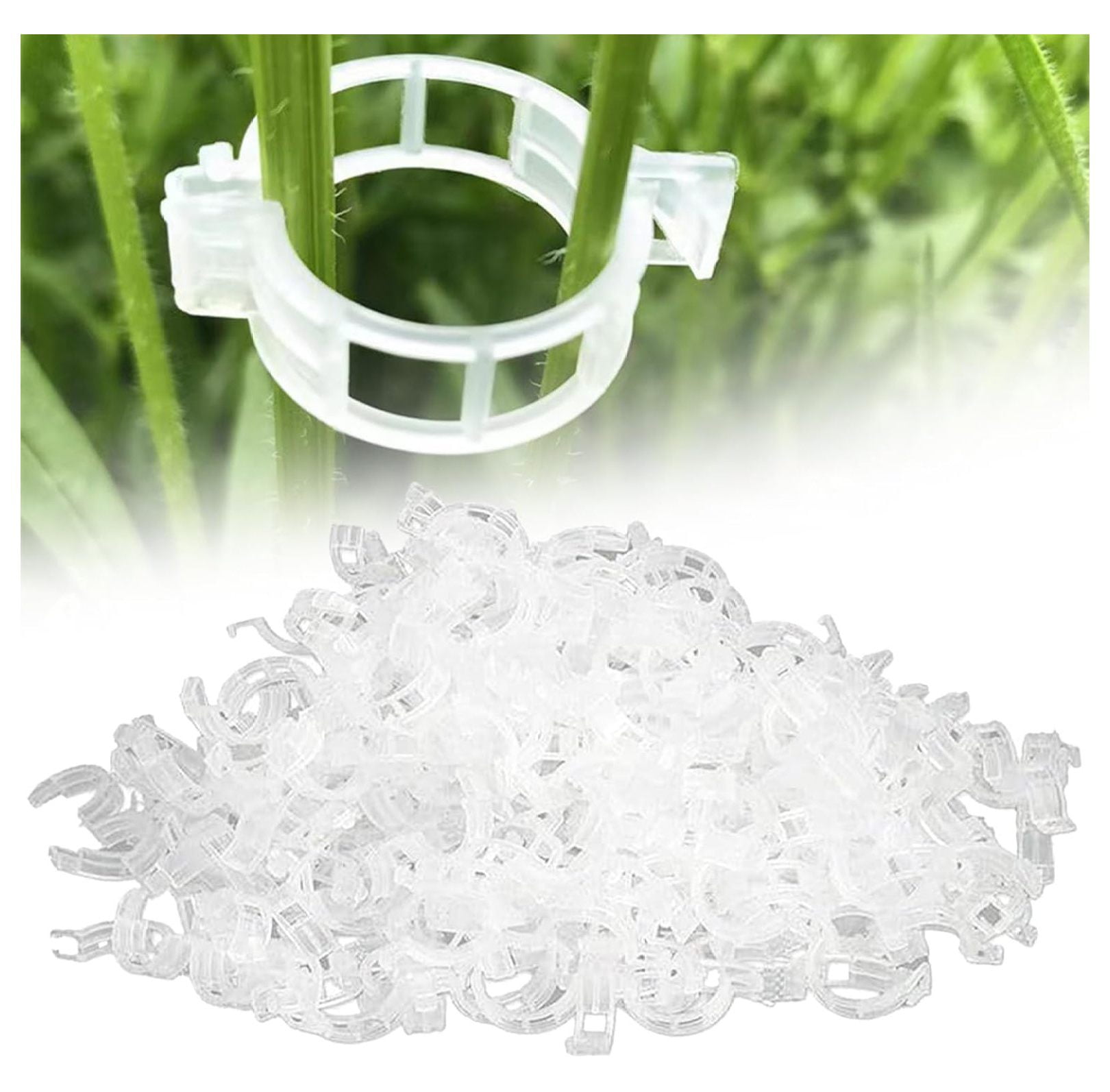 YUNTIE Secured Plastic Plant Clip, 2024 Plant Support Clips, Garden ...