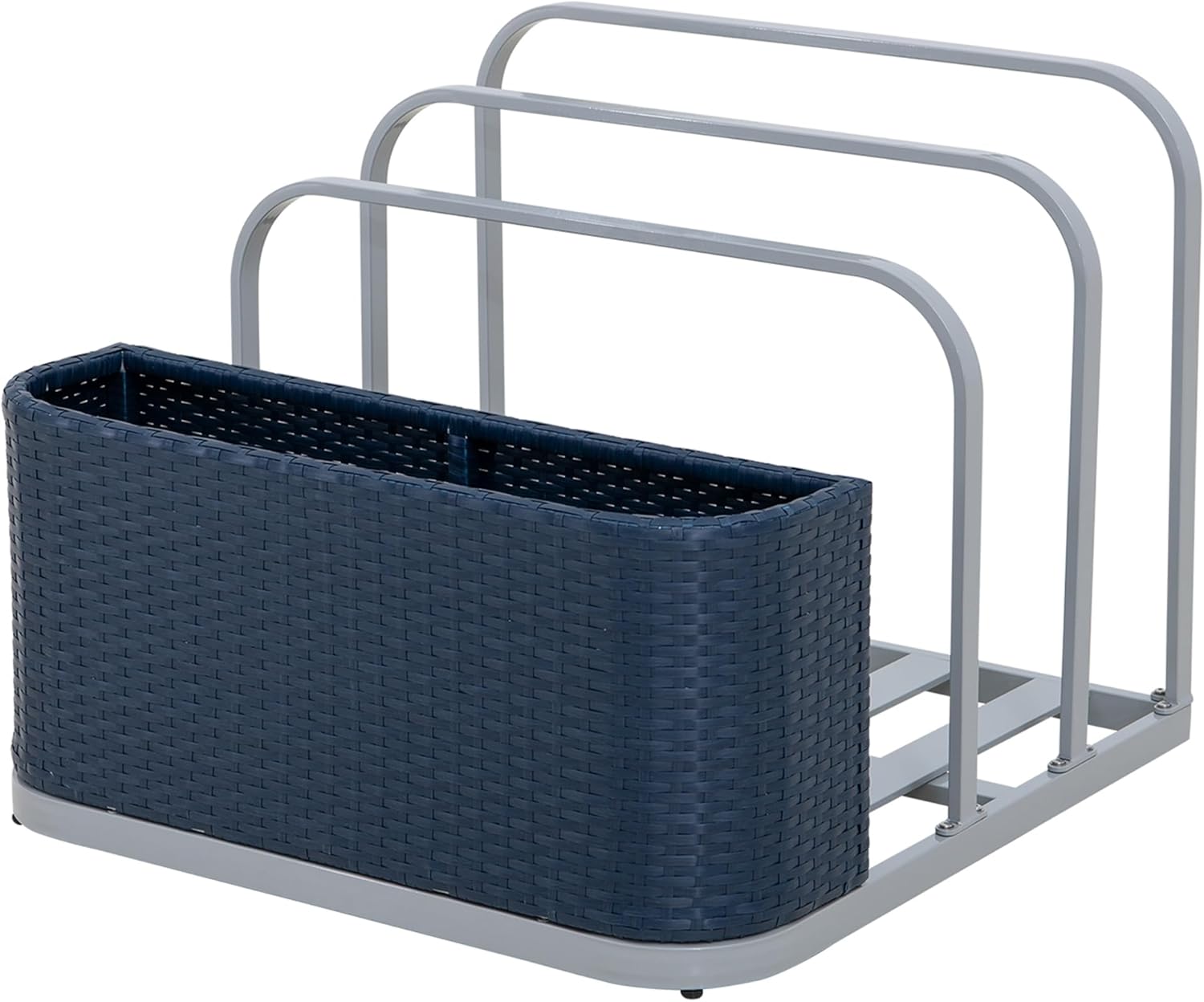 YUNWEI Rust-proof Aluminum Pool Float Storage Rack, 35-Inch Outdoor ...