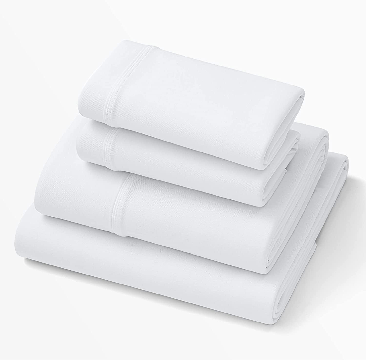YUNWEI SoftStretch Sheets, Split King, Mattress Sheets, Moisture ...