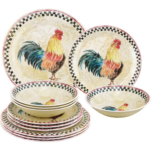 Rooster Dinnerware