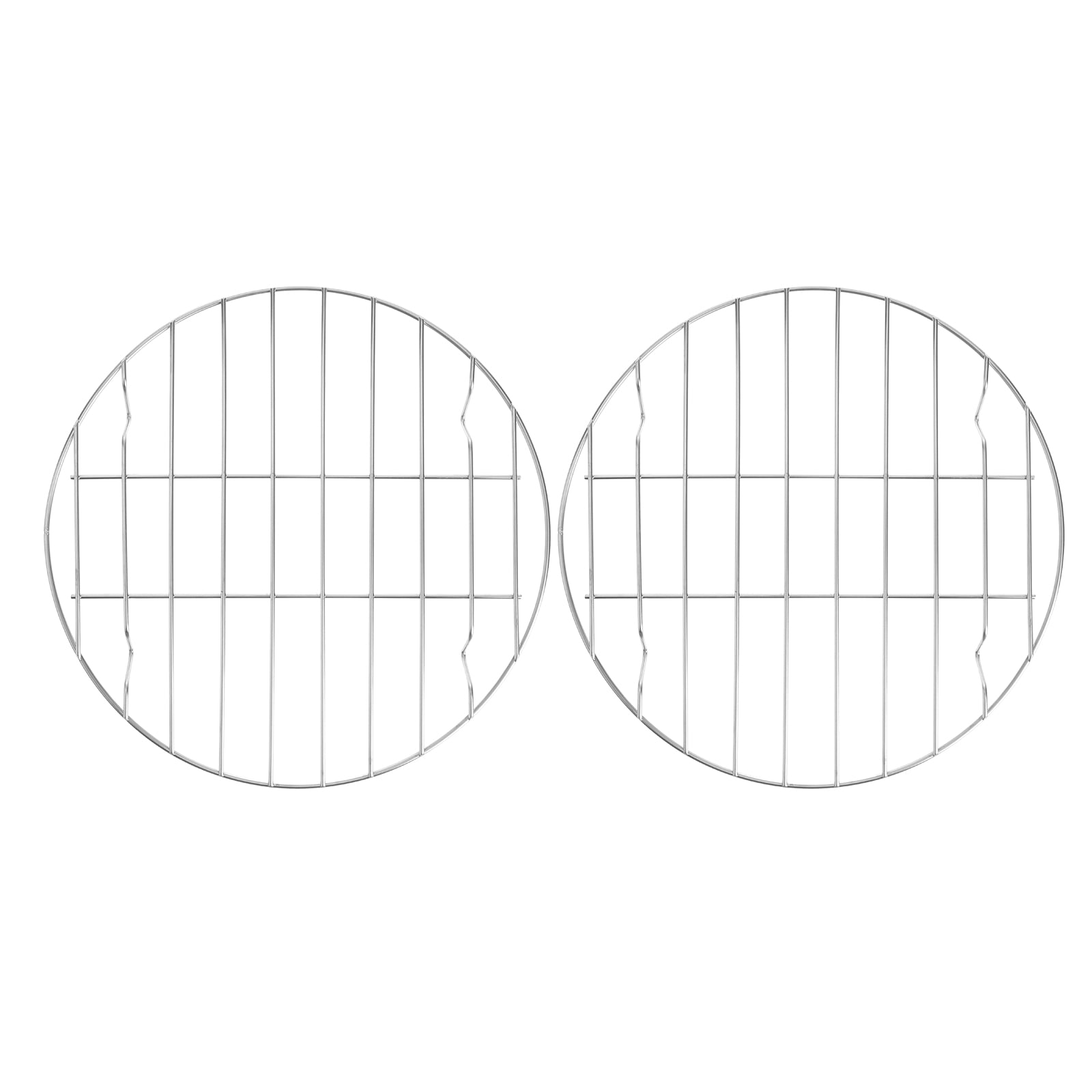 YUNXNK Rack Grill Wire Barbecue Steel Bbq Baking Round Net Steamer ...