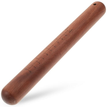 ReaNea Wood French Rolling Pin 15.75 inches, Wooden Dough Roller for ...