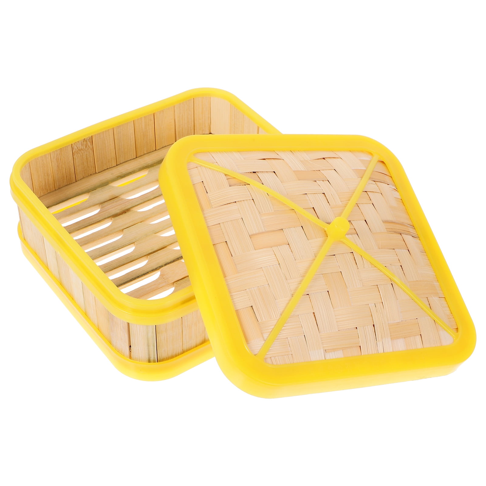 YUNXNK Steamer Food Vegetable Chinese Square Kitchen Steaming Strainer ...