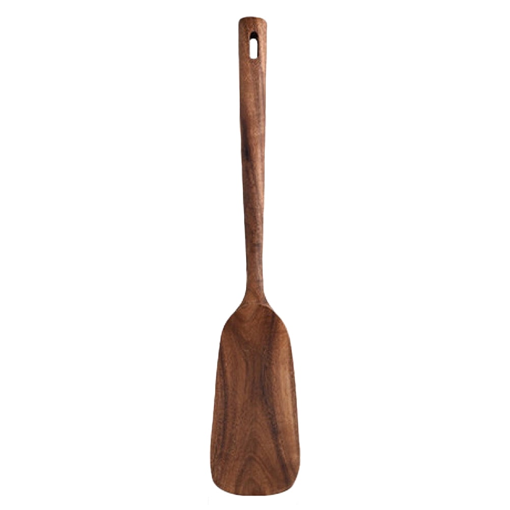YUNXNK Wooden Slotted Turner Nonstick Flipper for Cooking (Mixed Color ...