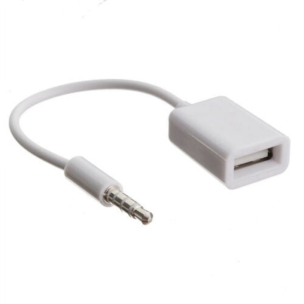 YUNYI 3.5mm Male Audio AUX Jack to USB 2.0 Type A Female OTG Converter ...