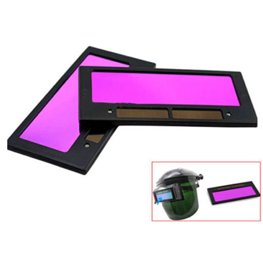YUNYI Adjustable Shade Settings Welding Helmets, Glass, 4-1/4" x 2 ...