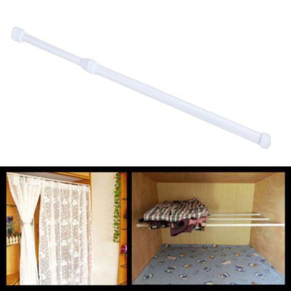 YUNYI Adjustable Spring Loaded Tension Rod Shower Extendable Curtain ...