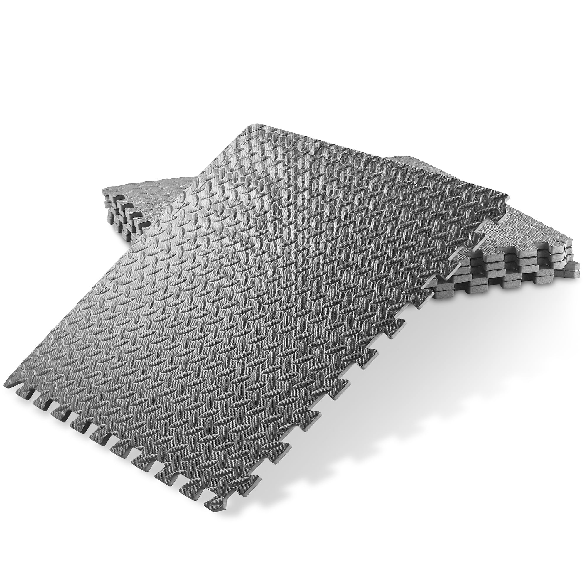 YUONAO Exercise Flooring Mats – Foam Rubber Interlocking Puzzle Tiles ...