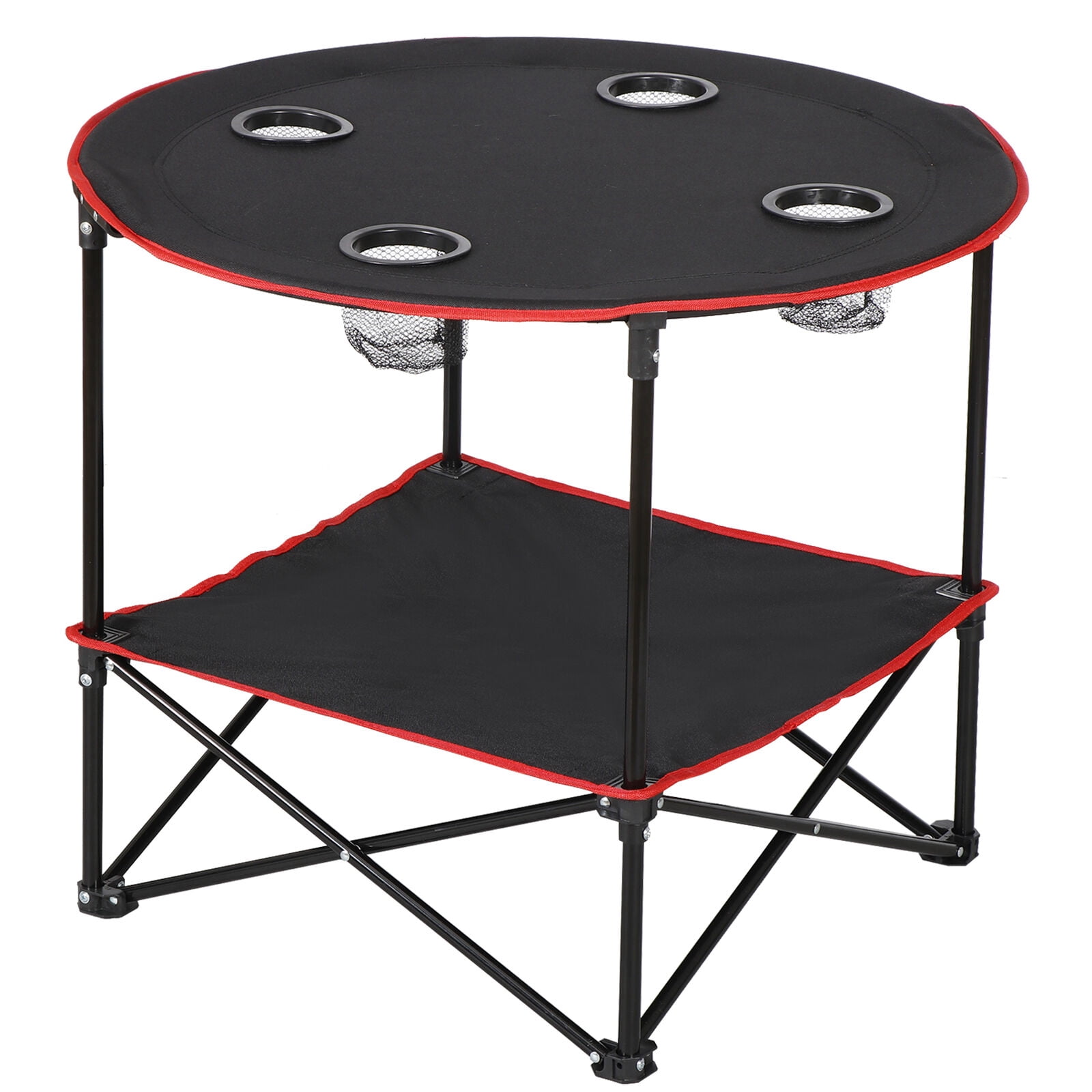 YUONAO Lightweight Foldable Camping Table with Carrying Bag, Portable ...
