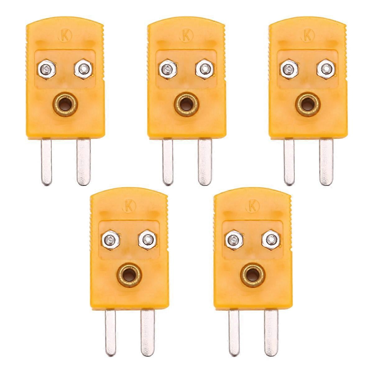 YUP 5Pcs RTD Circuits K Type Temperature Sensor Thermocouple Plugs ...