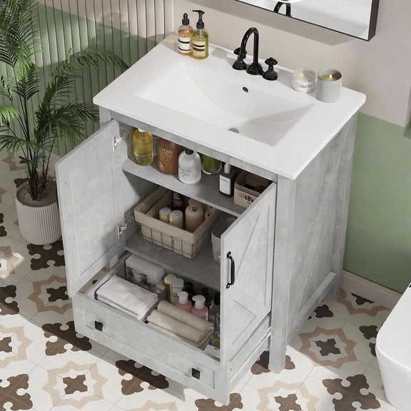 Pedestal Sink Storage Cabinet