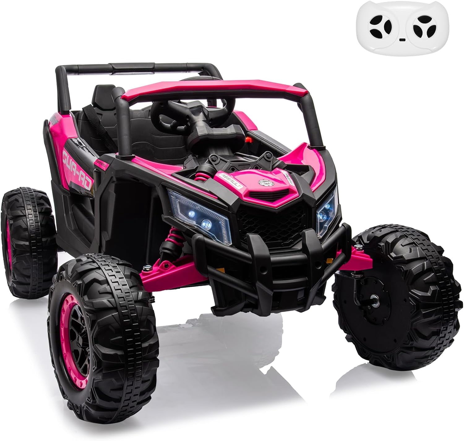 YUSAZENS 24V Kids Ride-On UTV Car, 200W Motor, Remote Control, Spring ...