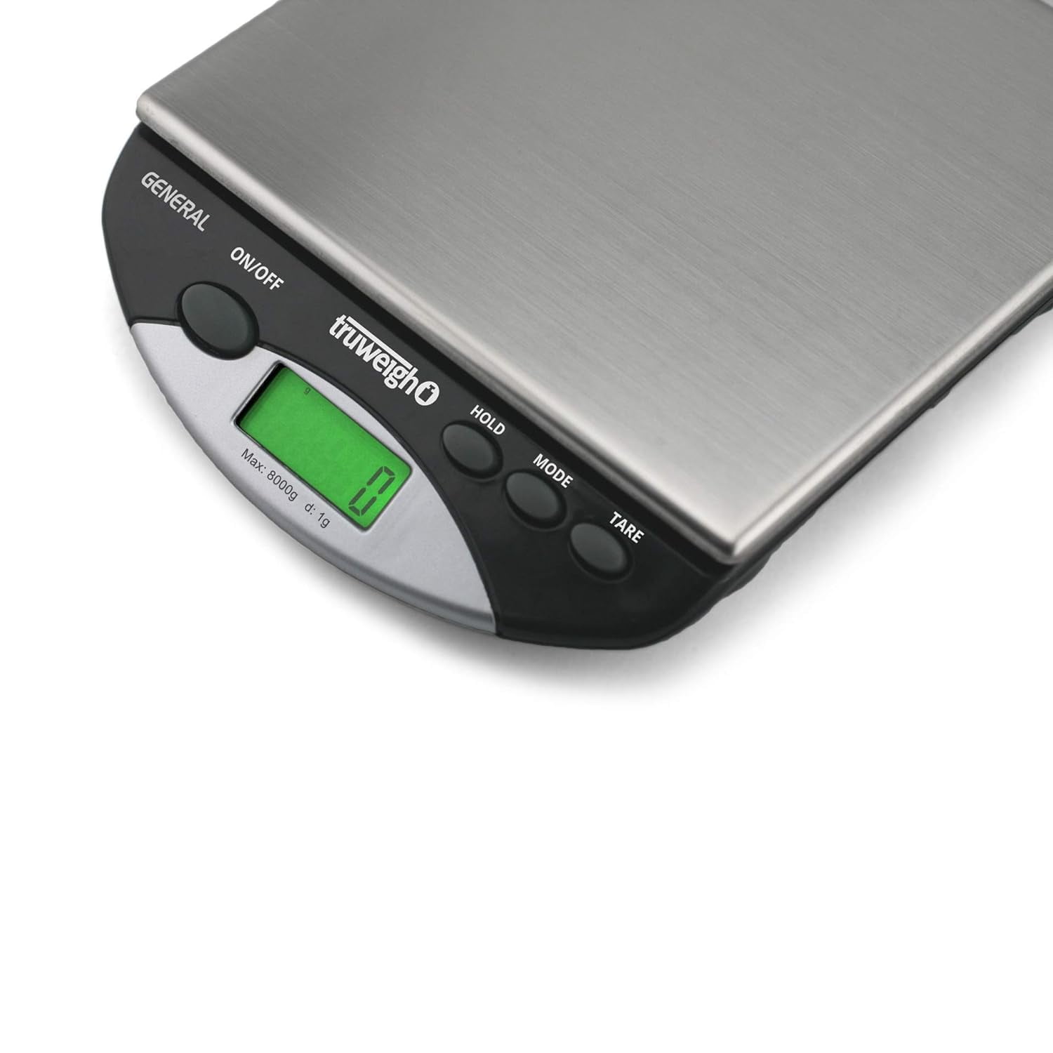 YUSHI-General Compact Bench Scale - (8000g X 1g - Black) - Digital ...