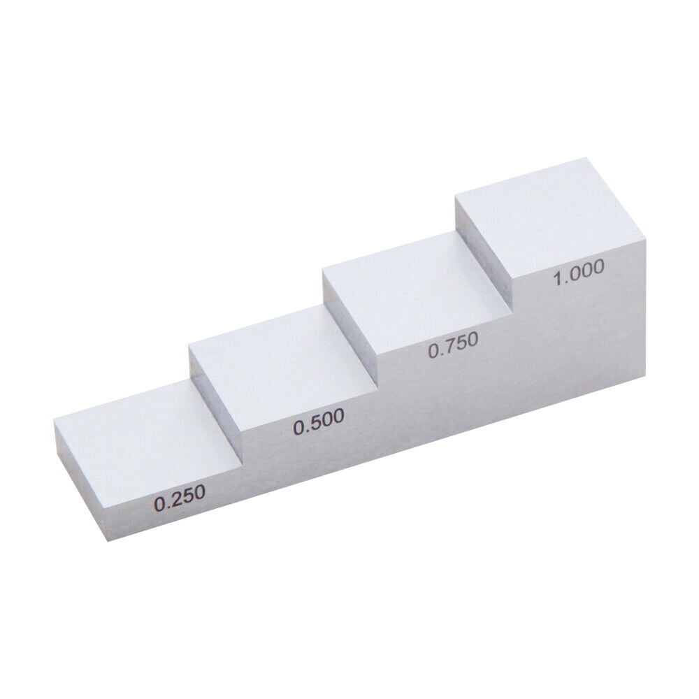 YUSHI Thickness Gauge Calibration Block 0.250" 0.500" 0.750" 1.000 ...