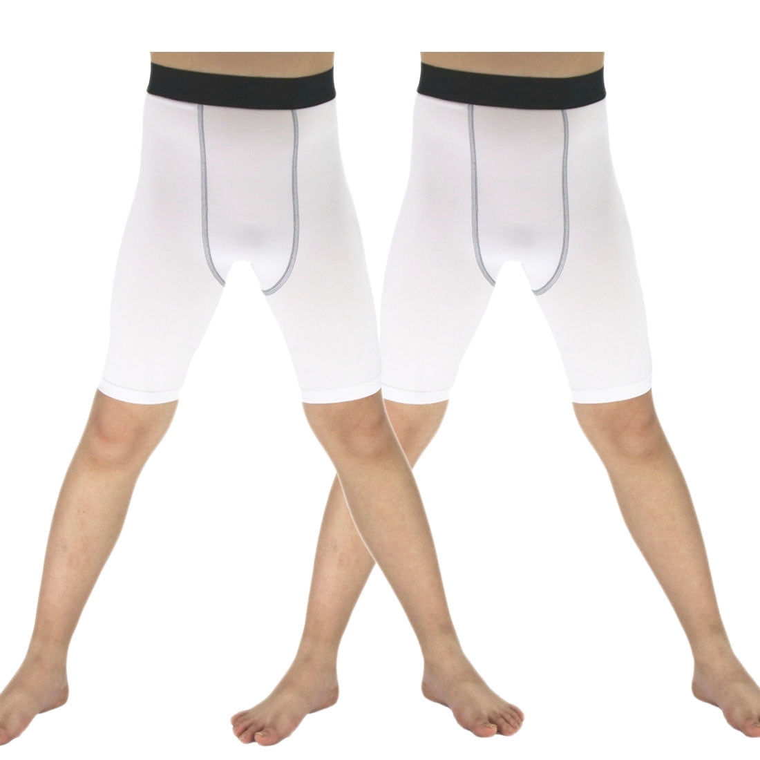 YUSHOW 2 Pack Youth Boys Soccer Running Shorts Sports Athletic ...