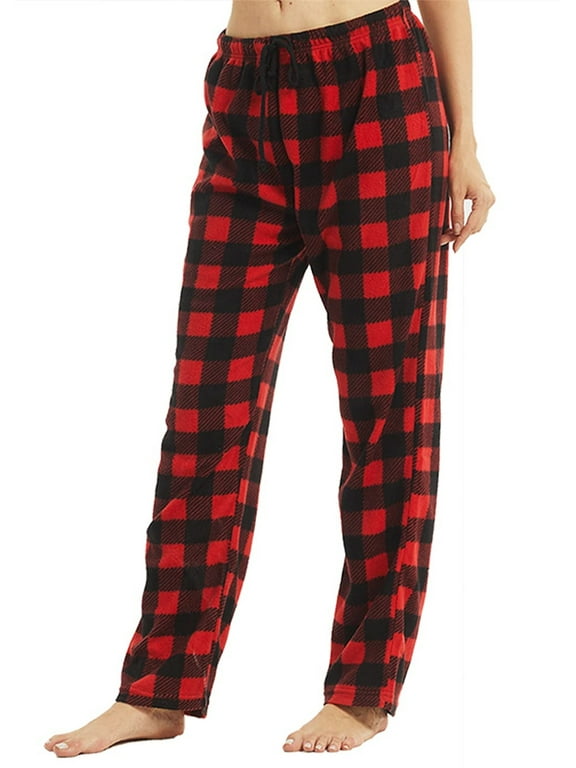 Just Love Women's Christmas Bottoms 100% Cotton Buffalo Plaid Pajama ...