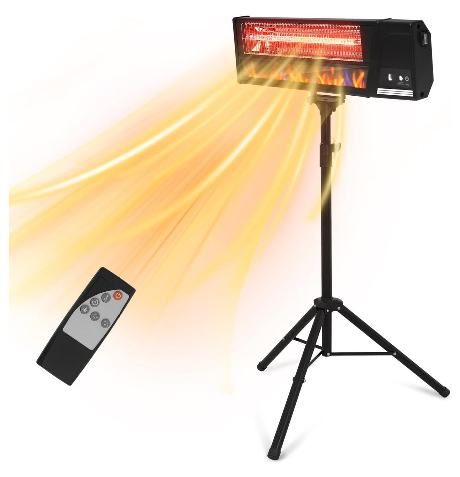 YUSING Outdoor Heaters for Patio, 2-in-1 Wall Mounted & Standing ...