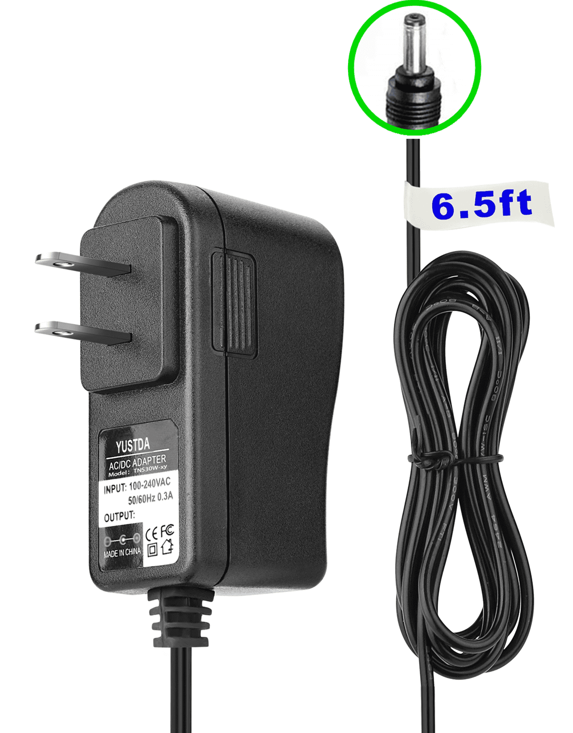 YUSTDA 6V AC/DC Adapter Compatible with HON-Kwang D0660 D 0660 00660 10698 PolarCare Cube Care ...