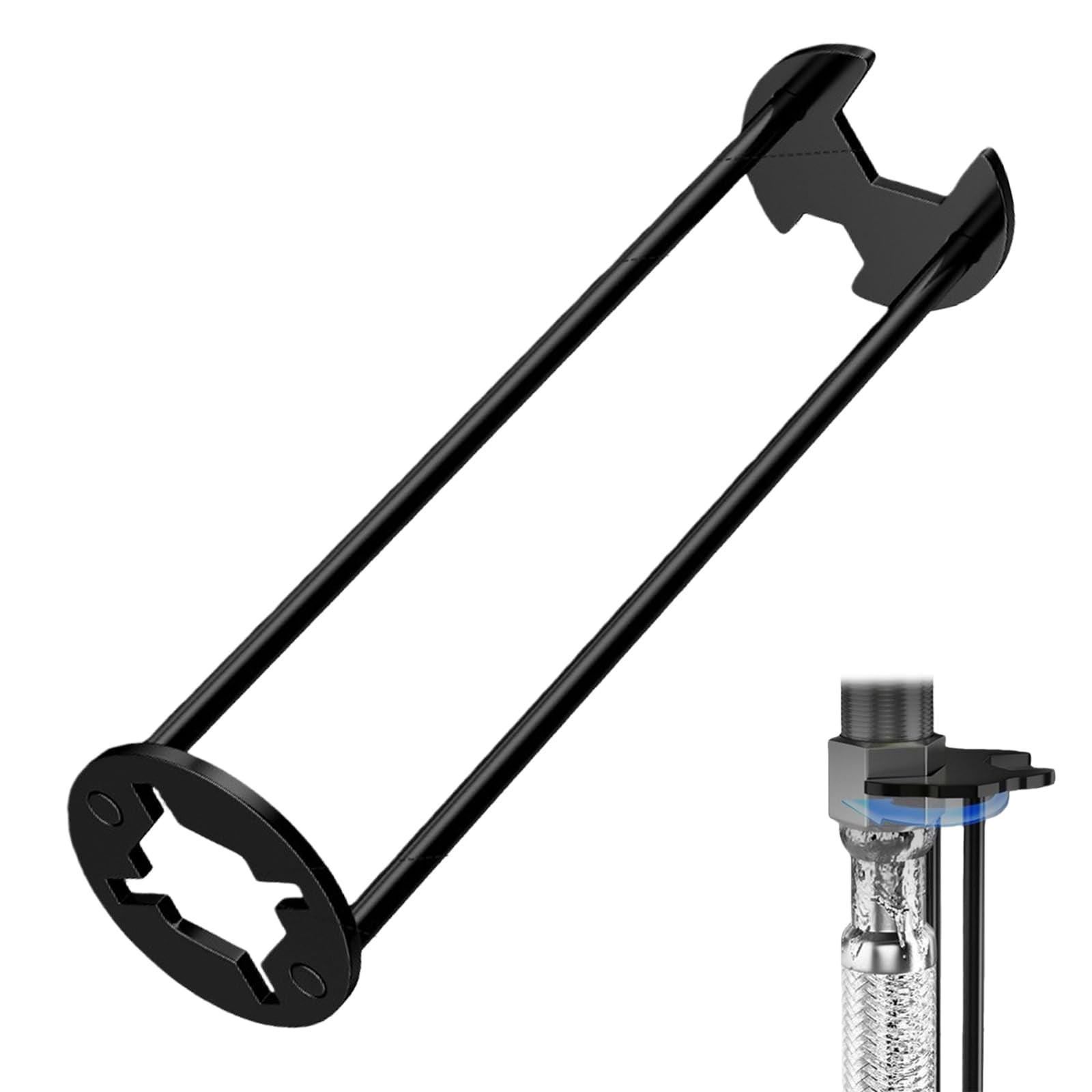 YUSUIYI Multifunctional Sink Wrench Basin Wrench,360° Rotating ...
