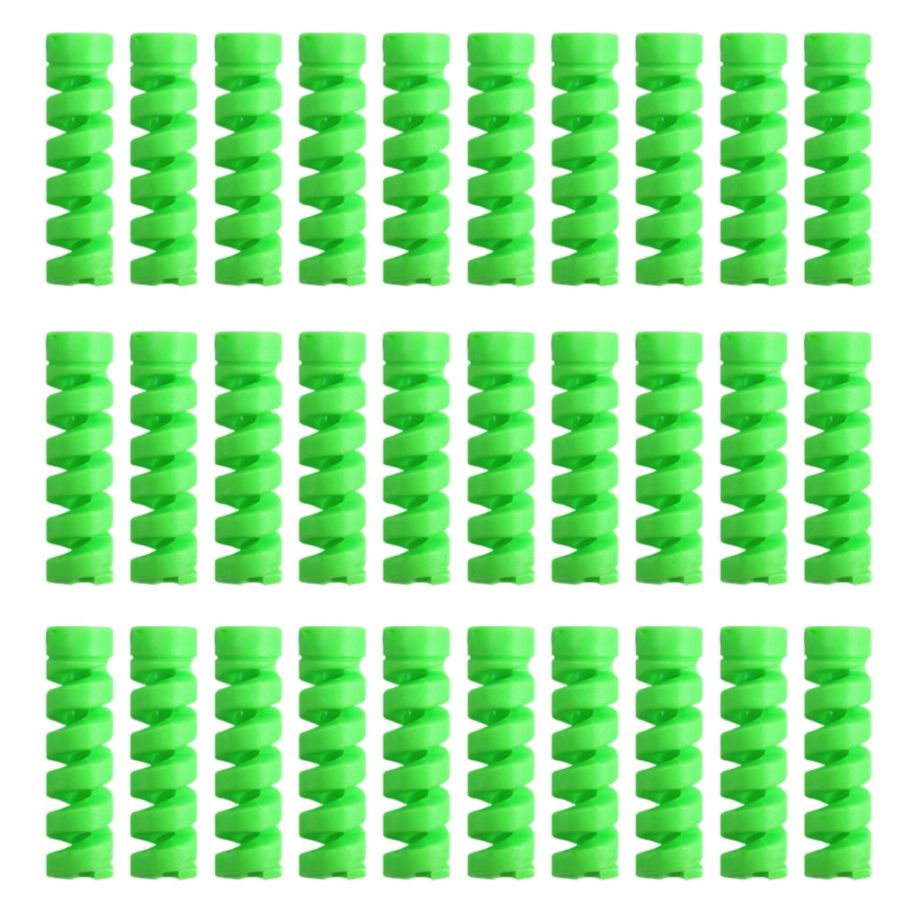 YUTIPGER 30Pcs Silicone Flexible Wire Protector Spirals Cable Protector ...