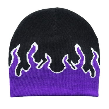 Youth Boys Girls Kids Size Fire Flame Beanies Beany Caps Hats Short ...