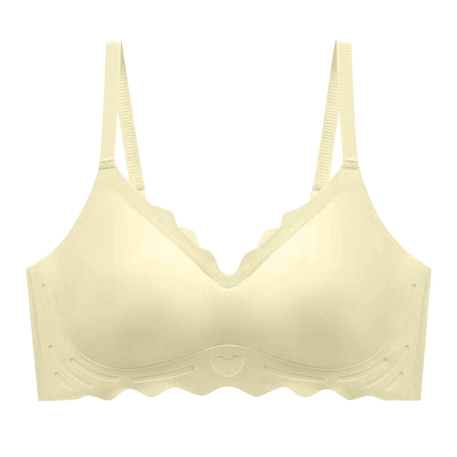 YUTK Bras for Women Wireless - Women's Solid Color Seamless Underwear ...