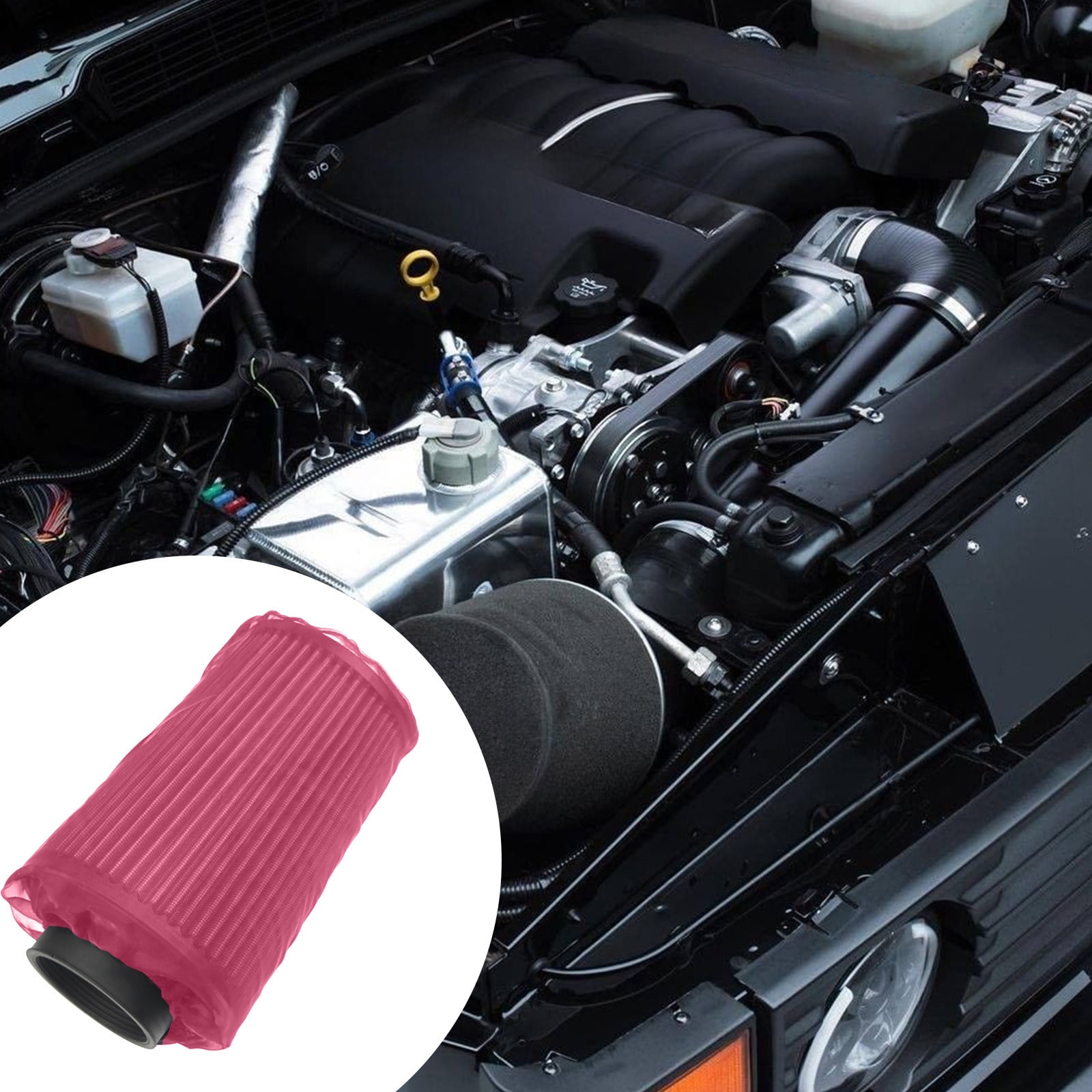 YUTK Car Modification Performance Air Filter Cover Sock Thicker Version ...