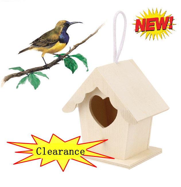YUTK Dox House Bird House Bird House Bird Box Bird Box Wooden Box B ...