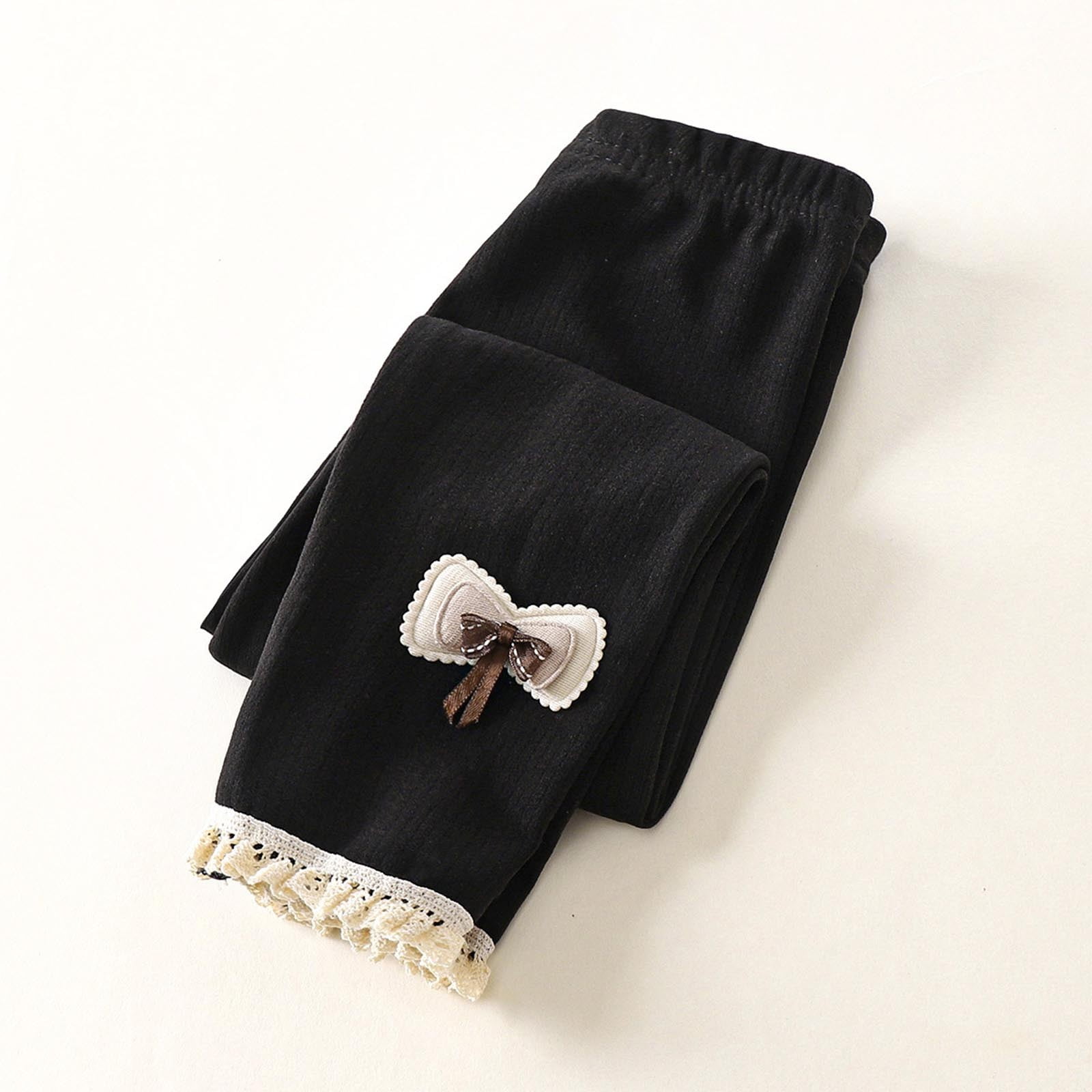 YUTK Fashion Girls' Solid Color Bow Thin Underwear Baby's Outer Lace ...