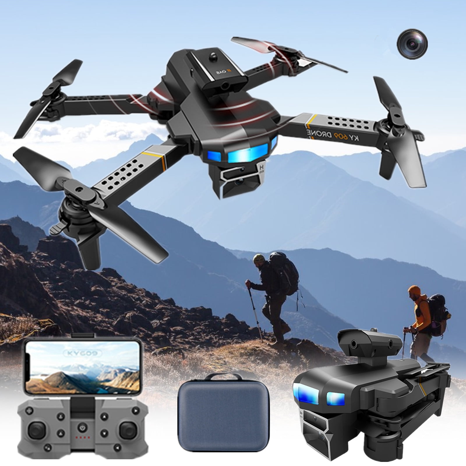 YUTK Gifts For Kids Ages 8-13 Drone With 1080P Dual Hd Fpv Camera ...