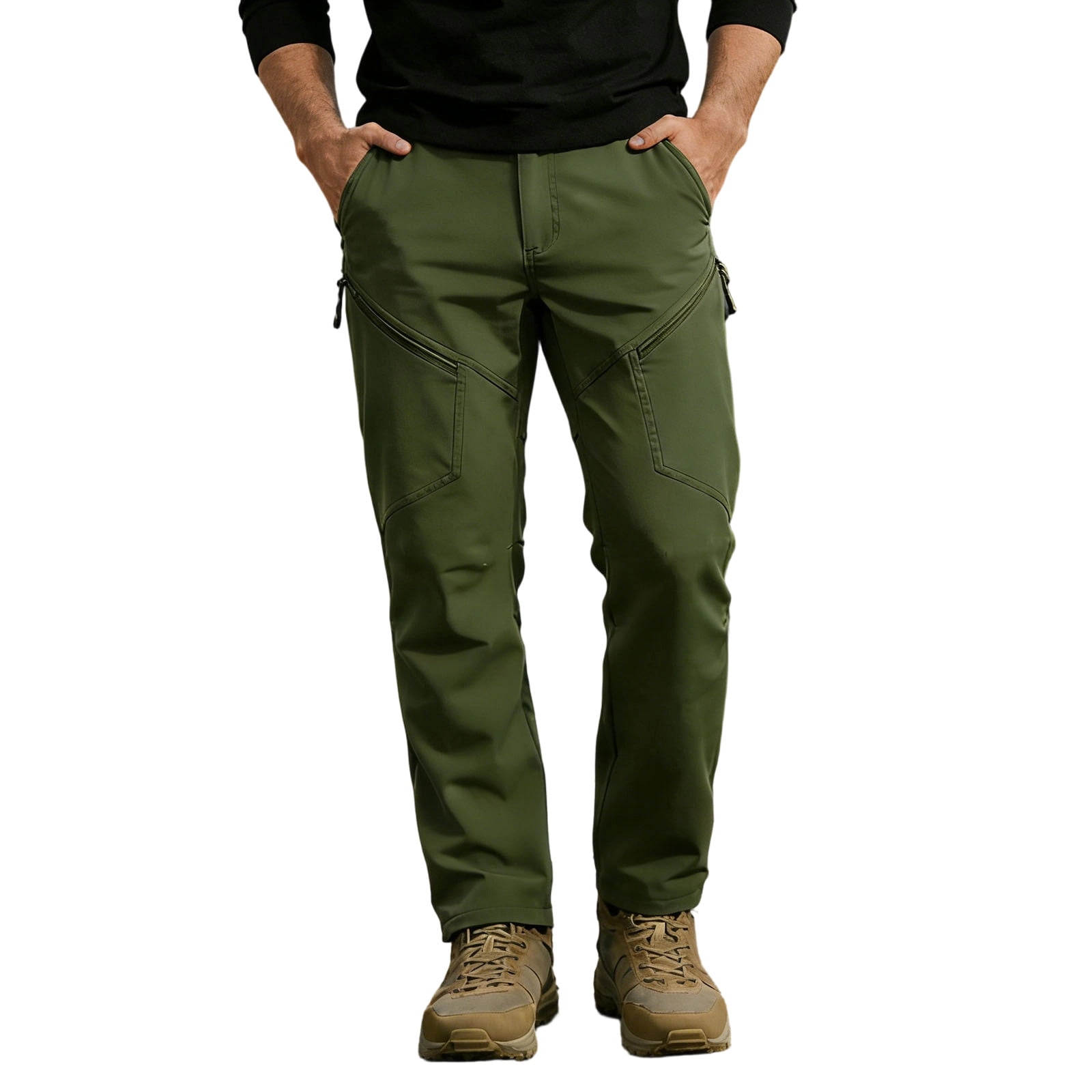 YUTK Mens Cargo Pants Relaxed Fit New Men's Fashion Outdoor Sporty ...