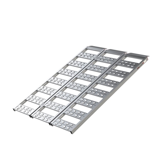 YUTRAX 69â€ Tri-Fold Ramp, Aluminum Construction, 2200 lb Load Capacity ...