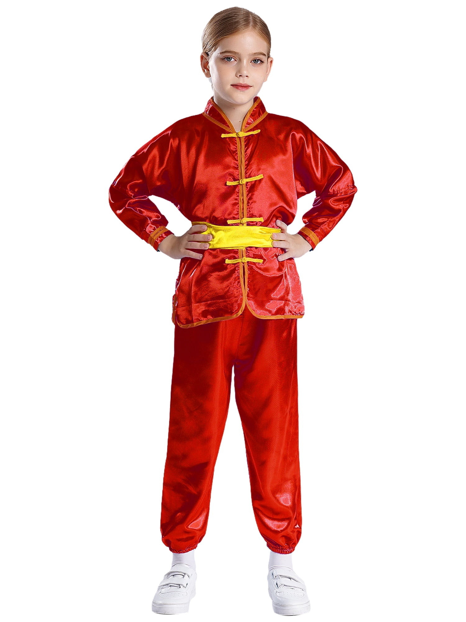 YUUMIN Boys Girls Kung Fu Master Tai Chi Suit Chinese Martial Art ...