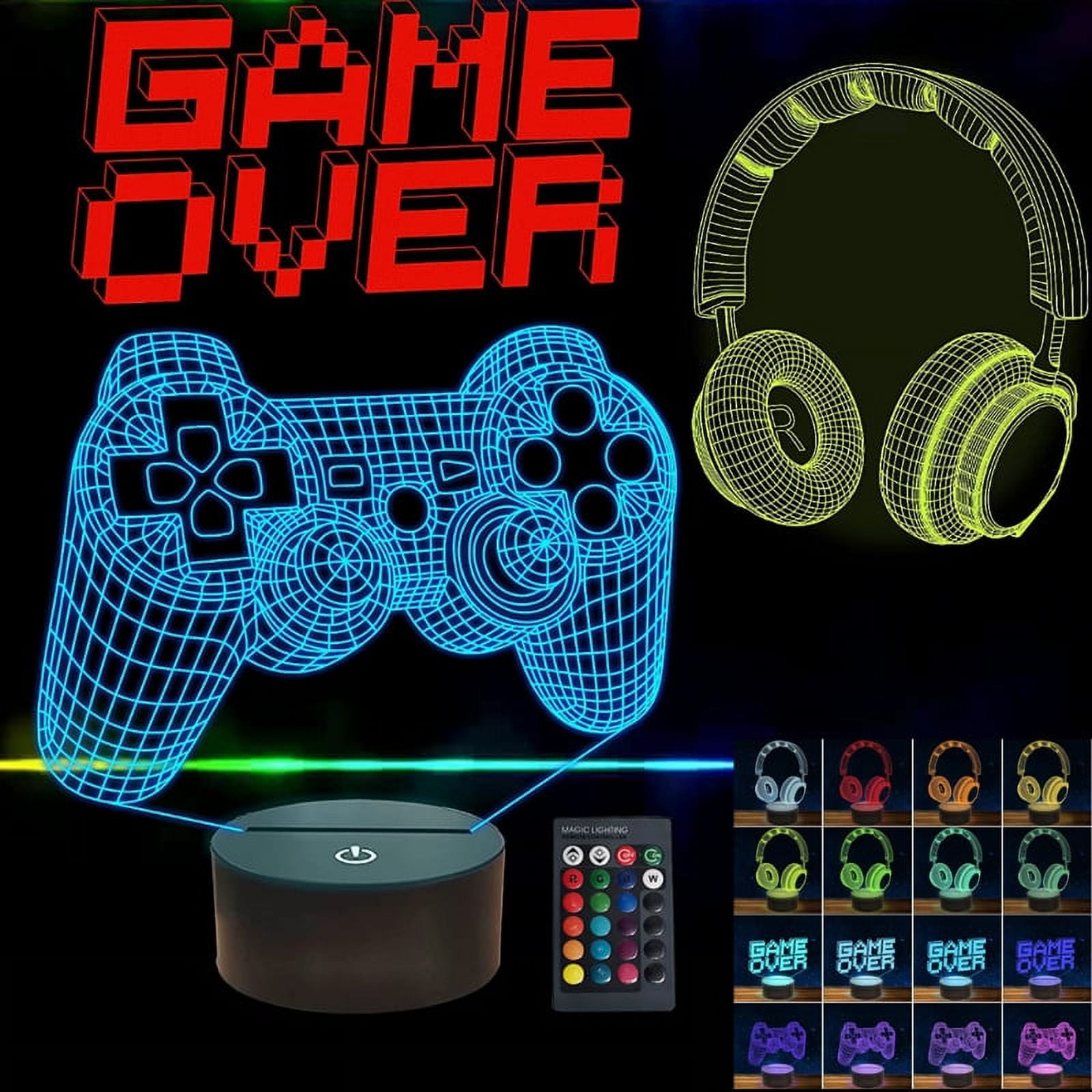 YUUZONE 3D Gamepad Lamp Game Console Night Light 3D Illusion Lamp for ...