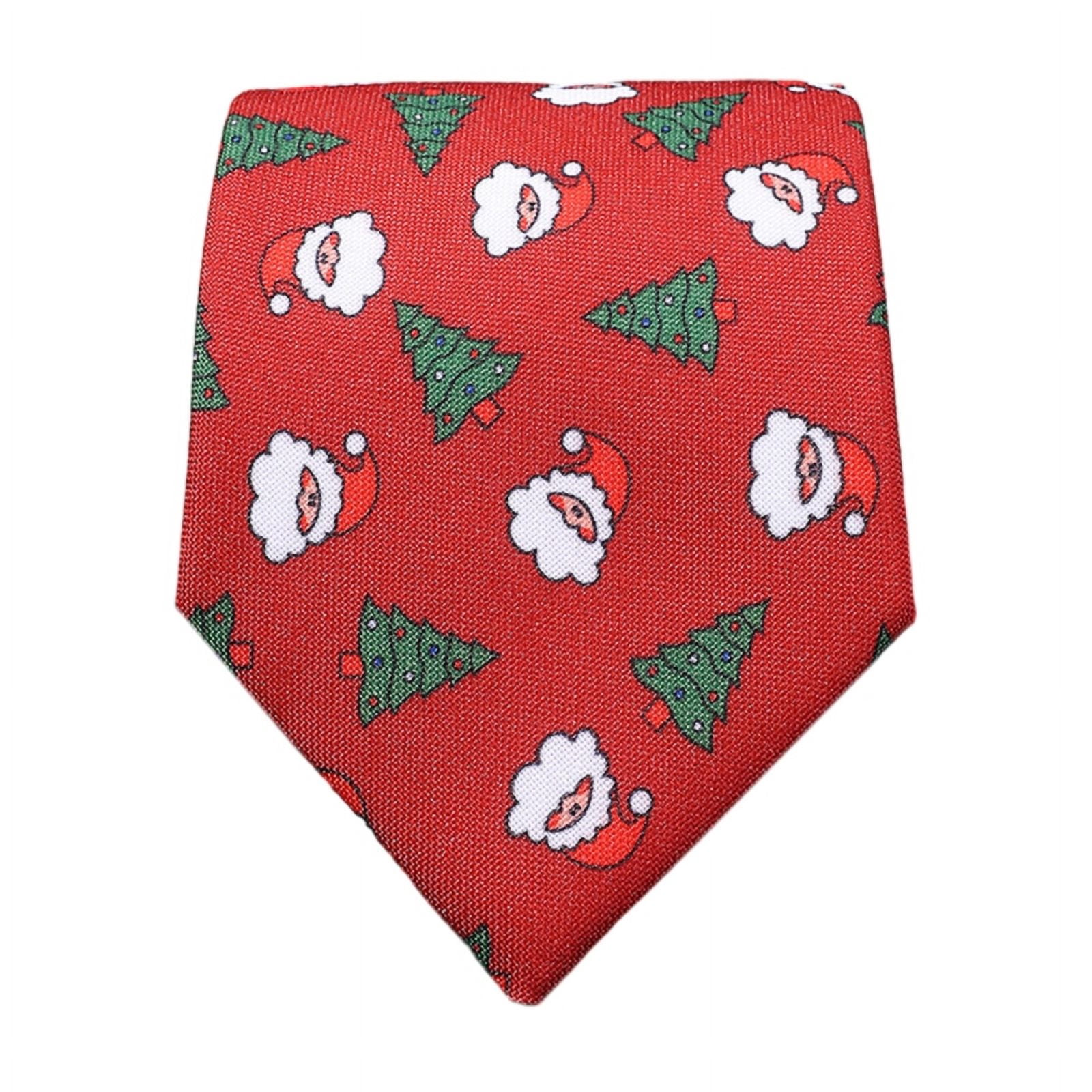 YUUZONE Christmas Themed Tie Festive Jacquard Tie for Men Holiday ...