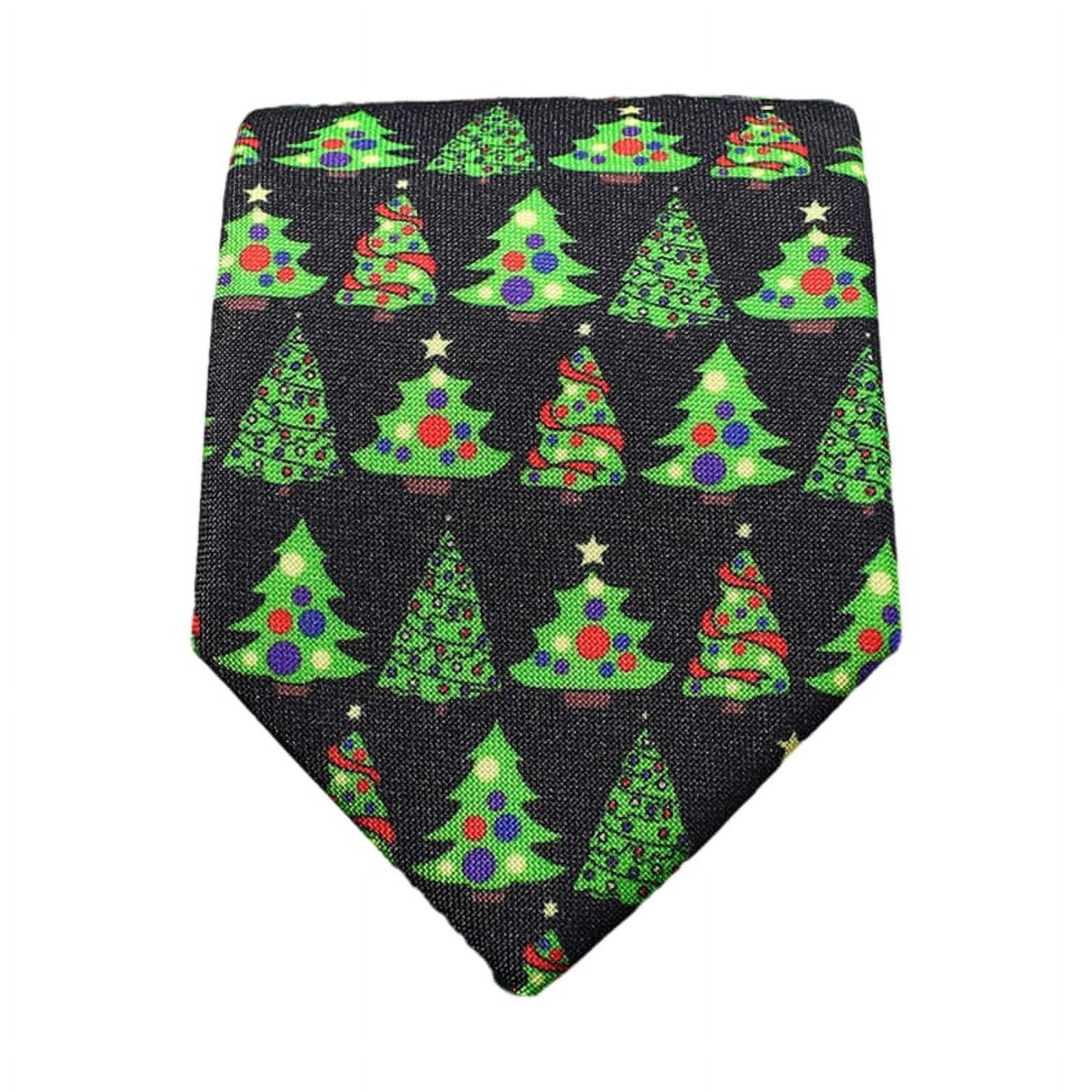 YUUZONE Christmas Themed Tie Festive Jacquard Tie for Men Holiday ...