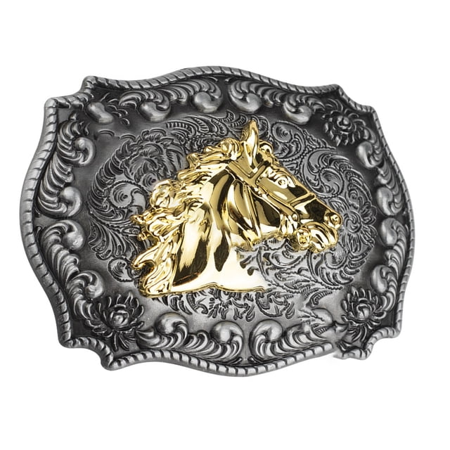YUUZONE Long Horn Bull Belt Buckle Metal Belt Buckle For Men Cowboy Big ...