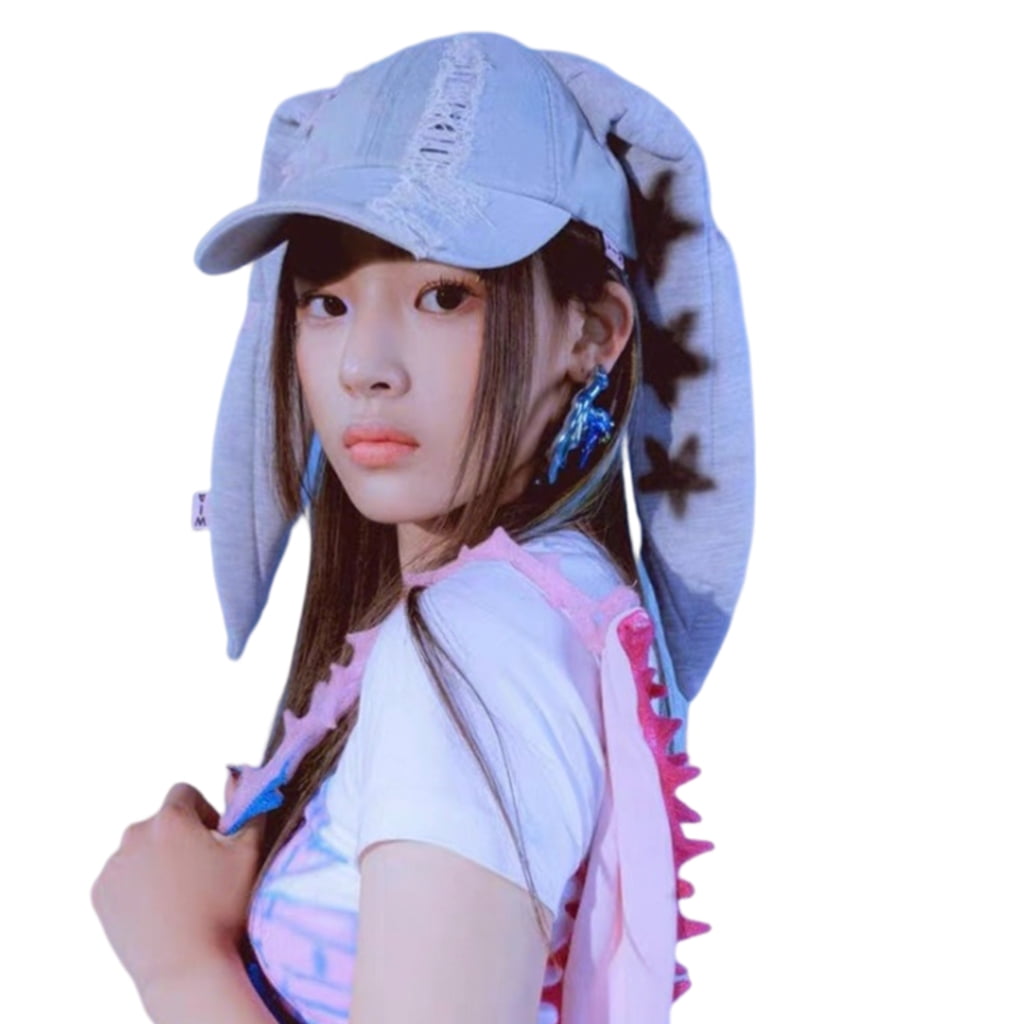 YUUZONE Rabbit Ear Hat Women Denim Sun Hat Denim Baseball Hat Y2k Denim ...