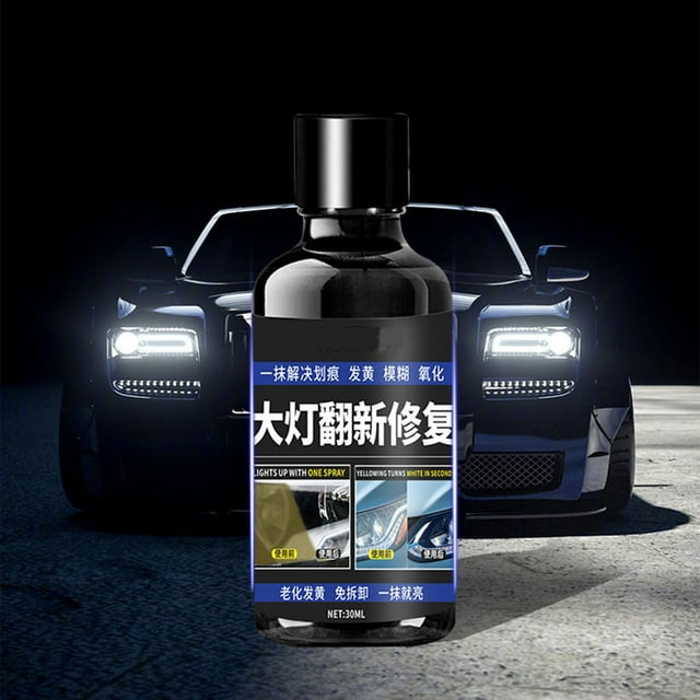 YUVA Car Headlight Cleaning & Restoration Liquid, Fast Haze/Oxidation ...
