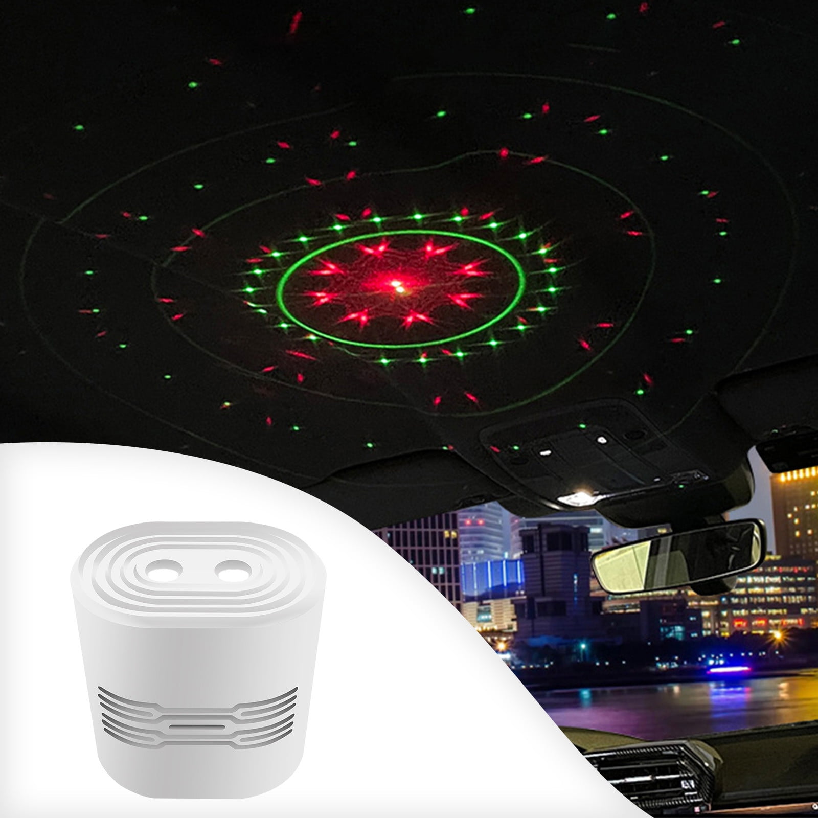 YUVA Car Welcome Lights, USB Powered, RGB Ambient Light, Projector ...