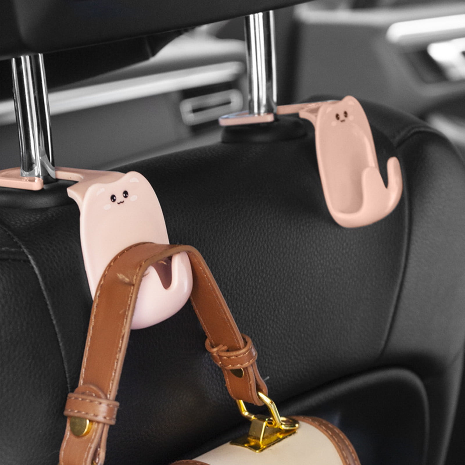 YUVA Cute Car Seat Back Hook, ABS, 20kg Load, Multifunctional with ...