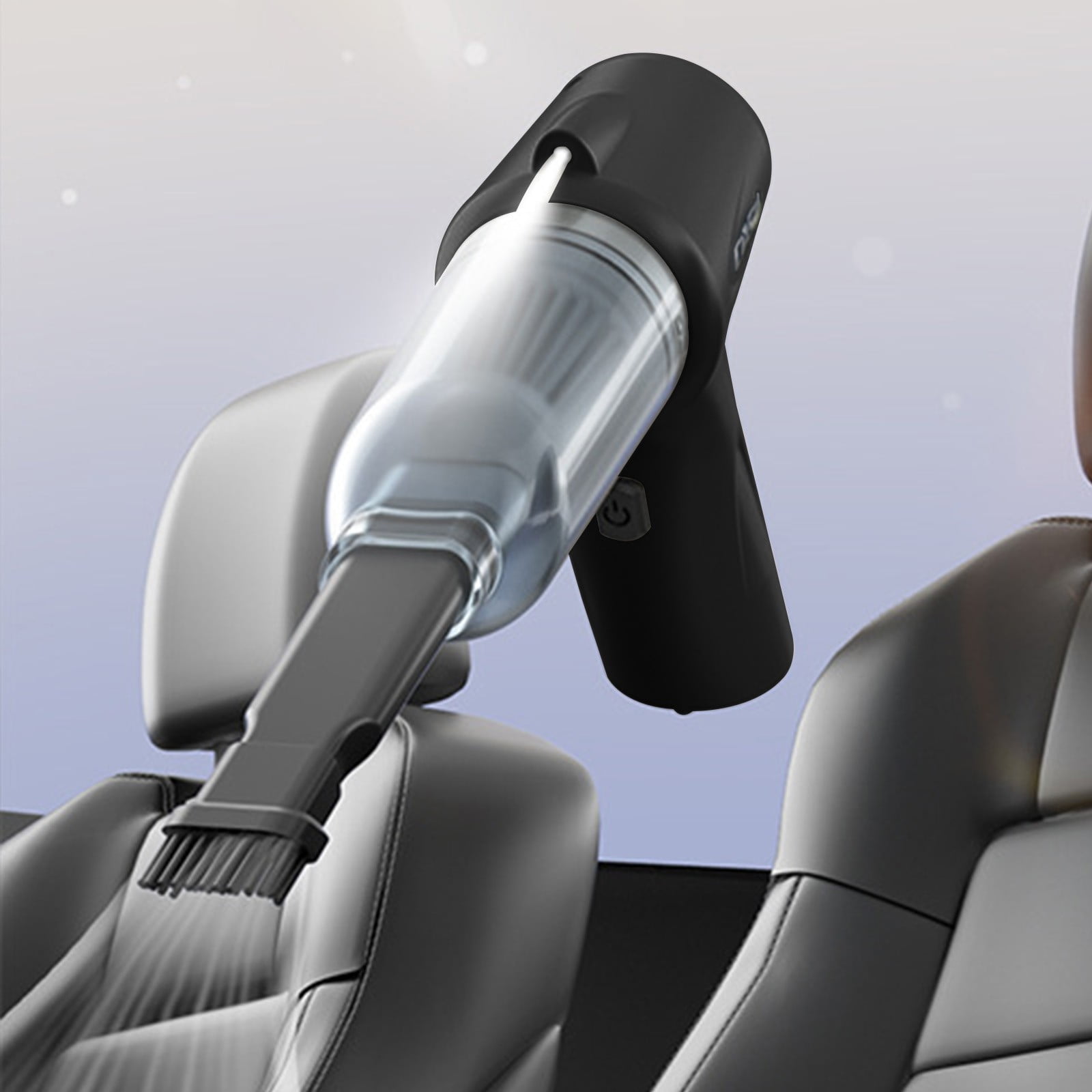 YUVA Wireless Car Vacuum Cleaner, 72W 9000Pa Suction, Black/White, Wet ...