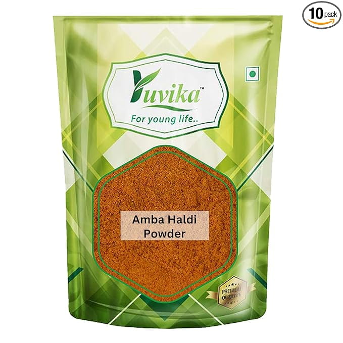 YUVIKA Amba Haldi Powder - Jangli Haldi - Curcuma Aromatica - Wild ...