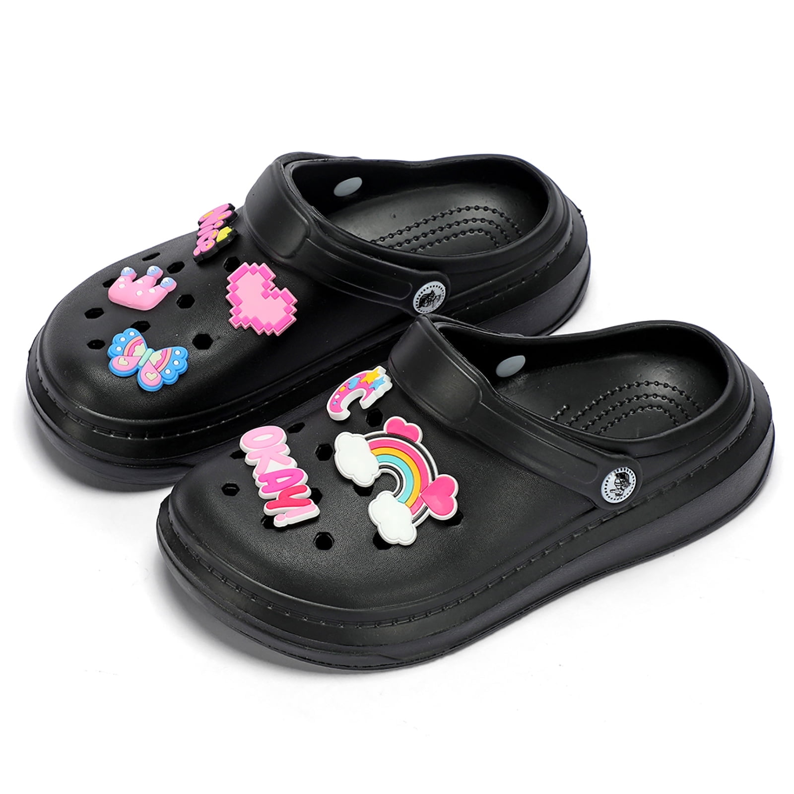 YUWOZIZ Women's Garden Clogs, Thick Sole EVA Platform Clogs Lightweight ...